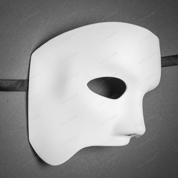 ILOVEMASKS | Accessories | Classic Phantom Of The Opera Half Face Mask ...